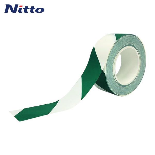 ニトムズ ラインテープ|特長:耐久性に優れ、環境に優しく、作業性も抜群のラインテープです。 はくり紙が無く、長巻なので長い距離でも貼りやすく作業効率が上がります。 耐油性に優れています。