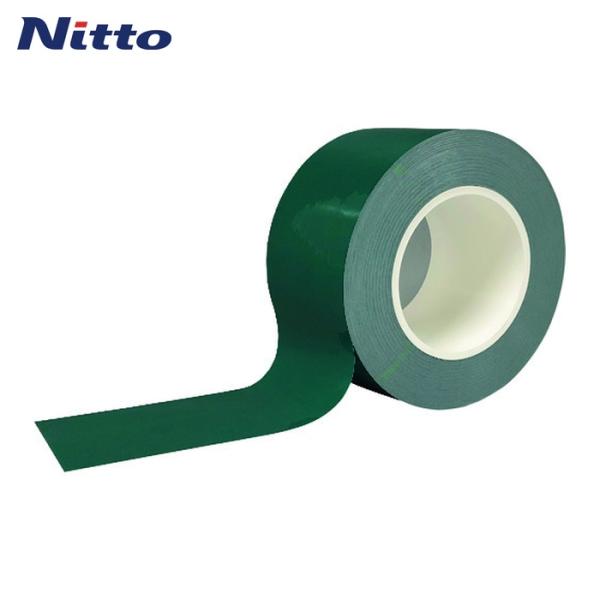 ニトムズ ラインテープ|特長:耐久性に優れ、環境に優しく、作業性も抜群のラインテープです。 はくり紙が無く、長巻なので長い距離でも貼りやすく作業効率が上がります。 耐油性に優れています。