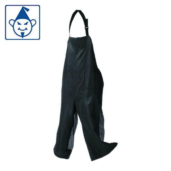 たくみ エプロン|特長:長靴を履いたまま履けるパンツ式タイプです。 お尻の汚れもガードします。 後ろ側はメッシュで通気性に優れています。