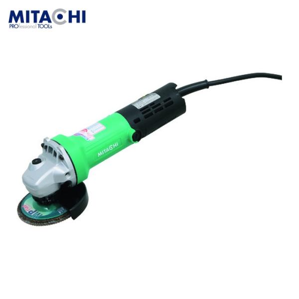 ミタチ ディスクグラインダー(砥石径100mm)|特長:電子制御機構により、低速域での作業に最適です。 無段変速で任意の回転数設定が可能です。 低速負荷時でも一定回転数を維持できます。