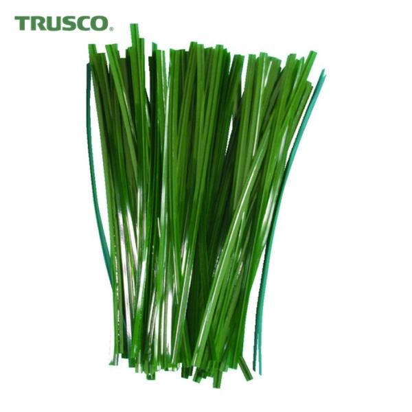 TRUSCO 園芸ネット結束用品|特長:ビニール被覆ワイヤーを園芸用に使いやすくしたカット品です。 簡単にネジって、くくる事ができ繰り返し使用できます。