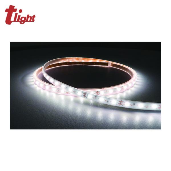 tlight LEDテープライト|特長:点灯には必ず別売りのDC12V用スイッチング電源が必要です。 スリムで薄型のテープライトです。 日亜化学製LEDを使用しており、品質安定性が高い製品です。