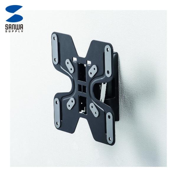 SANWA モニター取付アーム|特長:壁掛用水平モニタアームです。 VESA規格200/100/75に対応した壁面用モニターアームです。 水平器付きで取り付けも簡単にできます。