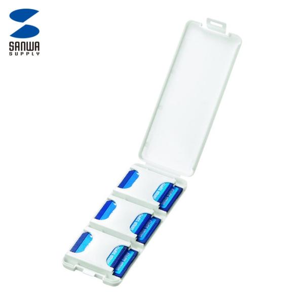 特長●SDカードを6枚収納できる、薄型でコンパクトなSDカードケースです。●軽くて割れにくいPP素材を使用しています。