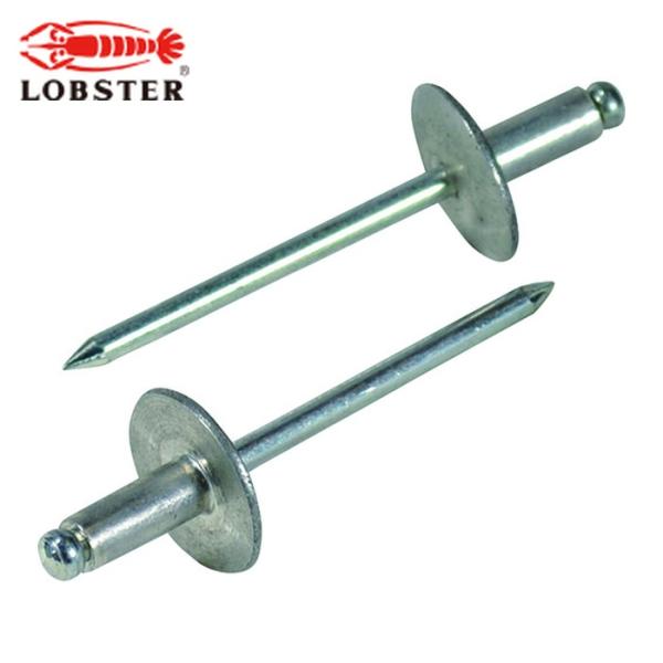 エビ ブラインドリベット|特長:必要な仕事に無駄なく使える少量サイズです。 片側から複数の母材をワン・アクションで締結できます。