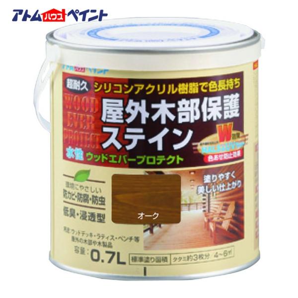 特長●シリコンアクリル樹脂にHALS（紫外線劣化防止剤）とUV吸収剤を配合した高性能木部保護塗料です。●水性でありながら色あせに強く、塗り継ぎムラがでにくい塗料です。●防カビ、防虫、防腐効果に優れ、木部を長期間保護します。●塗り替え時でも、...