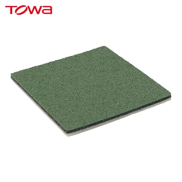 トワロン 合成ゴム素材|特長:クーラント環境でもグリップ性の高い製品です。 ワークの保護目的で使用されています。 把持部は高い耐久性を保持しています。