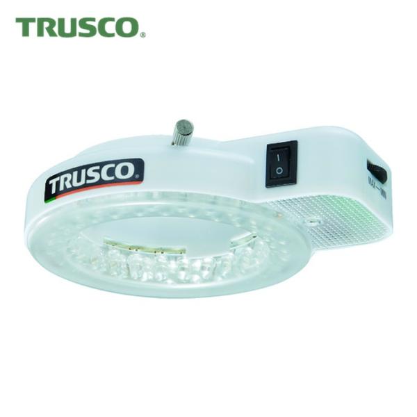 TRUSCO 実体顕微鏡|特長:長寿命のLED光源を採用しているリング式のLED照明です。