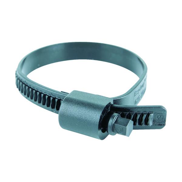 HCL ホースバンド|特長:特殊な折り目をつけたケーブルは、真円に近い形で締付けられるので漏れの心配が少ないです。