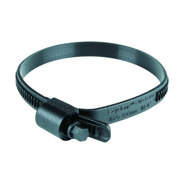 HCL ホースバンド|特長:特殊な折り目をつけたケーブルは、真円に近い形で締付けられるので漏れの心配が少ないです。