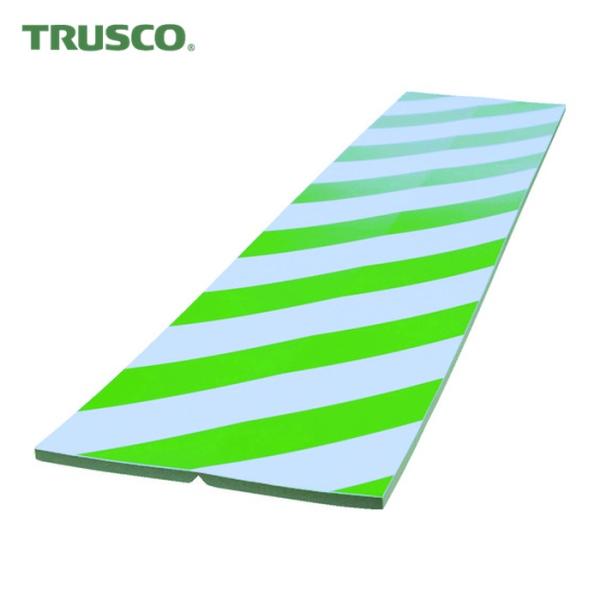 TRUSCO クッション(シートタイプ)|特長:裏面がポリエチレンフォームでやわらかく、耐候性に優れています。 裏面の中央部分にV字の溝加工があるので、コーナー部の緩衝にも最適です。 カッターで切断できます。