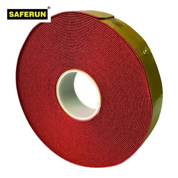 セーフラン 反射テープ|特長:反射タイプで視認性が向上します。 ライナーを剥がすだけで簡単に施工できます。