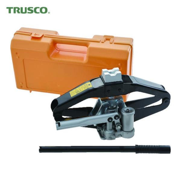 TRUSCO パンタグラフジャッキ|特長:少ない力でスピーディーに車輌を持ち上げられます。
