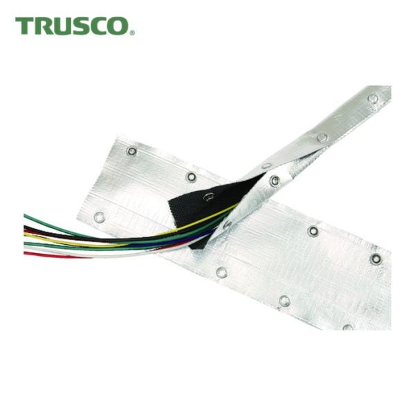 TRUSCO 電線保護チューブ|特長:外気の熱からケーブルを保護するためのチューブです。 配線束、ケーブルなどの収束、保護用のチューブです。 工具不要で簡単に取り付けができるホックタイプです。