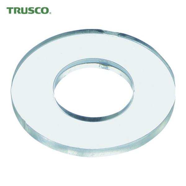 TRUSCO 平ワッシャー|特長:ポリカーボネートは非結晶性のエンジニアリングプラスチックです。 耐衝撃性に優れています。 絶縁性に優れています。