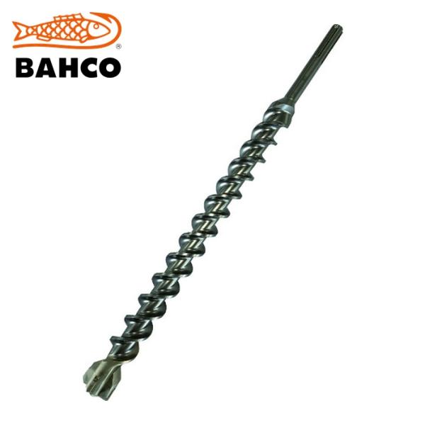 BAHCO コンクリートドリル(SDSmaxシャンク)|特長:幾何学形状のヘッドを採用しており、センタードリルの精密さと迅速性を両立させました。 優れた粉塵除去機能で、耐久性高く熱摩耗を低減します。 迅速な芯だしが可能で平滑面による滑りを防...