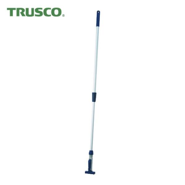 TRUSCO モップ|特長:ヘッドの取り替えがワンタッチで簡単です。 3種類の柄が選べます。 ヘッドは、4タイプから選べます。