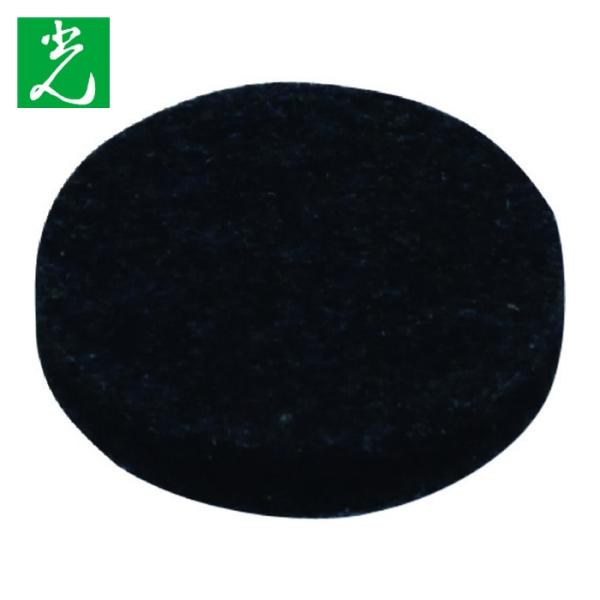 光 イス用クッション|特長:便利な粘着材付きですぐに使用できます。 フェルト部分は特殊加工で、ほつれにくく耐久性もよくなっています。