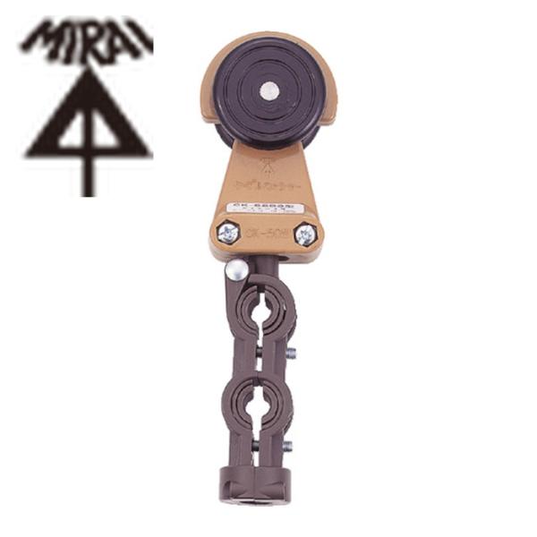 未来 ケーブル滑車|特長:取り付け、移設、増設が手軽にできます。 ダイケン3号ハンガーレール用樹脂滑車です。