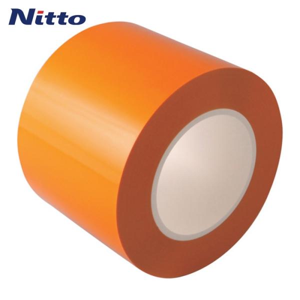 日東エルマテ クリーンルーム用ラインテープ|特長:環境に優しいポリオレフィンフィルム仕様です。 芯にポリエチレン(PE)を使用しているため発じんしません。