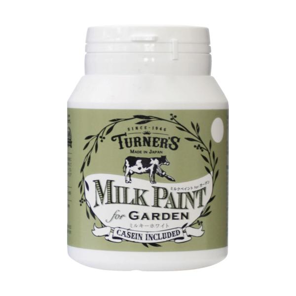 ターナー 多目的塗料|特長:森永乳業のミルク原料を使用したペイントです。