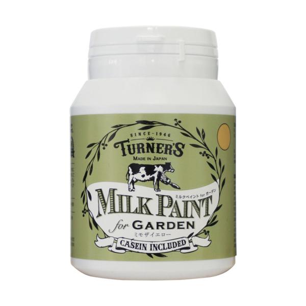 ターナー 多目的塗料|特長:森永乳業のミルク原料を使用したペイントです。