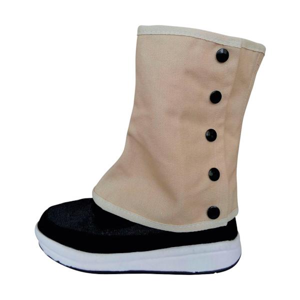 喜多 脚絆|特長:丈夫な帆布を使用したボタン式の脚絆です。 サイズ調整が可能なボタン2列配置仕様です。 ヤケドやケガの防止するために、足首への異物混入を防ぎます。