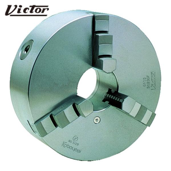 Victor スクロールチャック|特長:爪に高硬度の熱処理を施し耐久性抜群です。 内爪と外爪を入れ替えて使用し経済性抜群です。