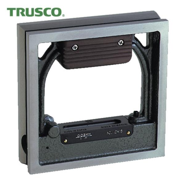 TRUSCO 精密水準器|特長:主気泡管の目盛誤差は2目盛以内です。 角形・水平出しおよび直角の測定用です。