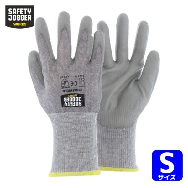 セーフティジョガー 高強度ポリエチレン(ウレタン背抜き)|特長:高強度ポリエチレンにポリウレタンコーティングが施されており、高い操作性と安全性を実現します。 超高耐切創レベルFを実現、また手首まで完全に保護します。 15ゲージ且つシームレス...