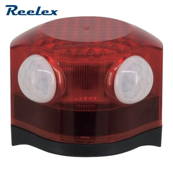Reelex ガードテープ|特長:人感センサーLEDライトです。 バリアリールLongの形状に合わせた専用です。