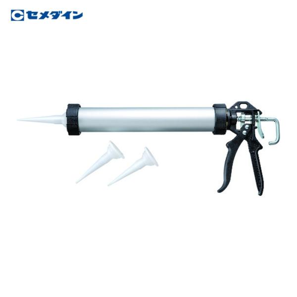セメダイン コーキングガン|特長:セメダイン・タイルエース等フィルムパックタイプ500mlの専用ガンです。