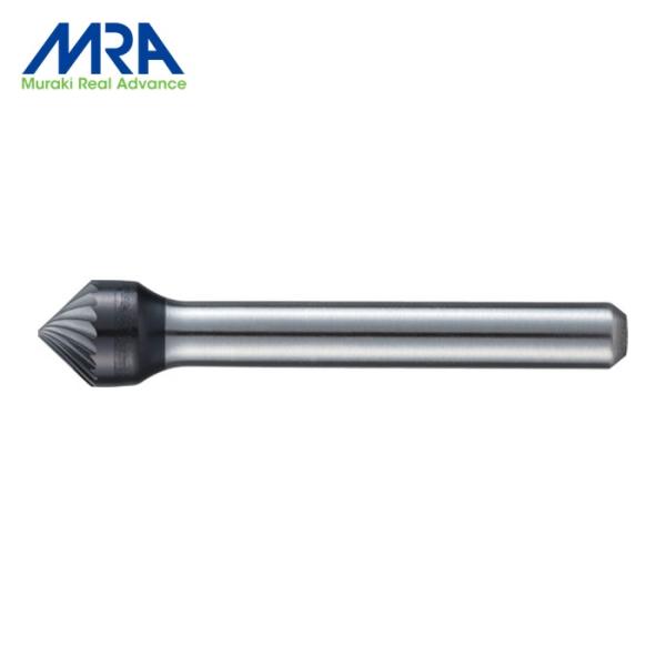 MRA 超硬バー|特長:安定したばり取り、面取りを実現するために刃径公差を±。 025mmと高精度化。 ビビリの減少や安定したバリ取りを実現し、ツールを交換した場合のバリ取り品質の安定化、工具の長寿命化に貢献します。