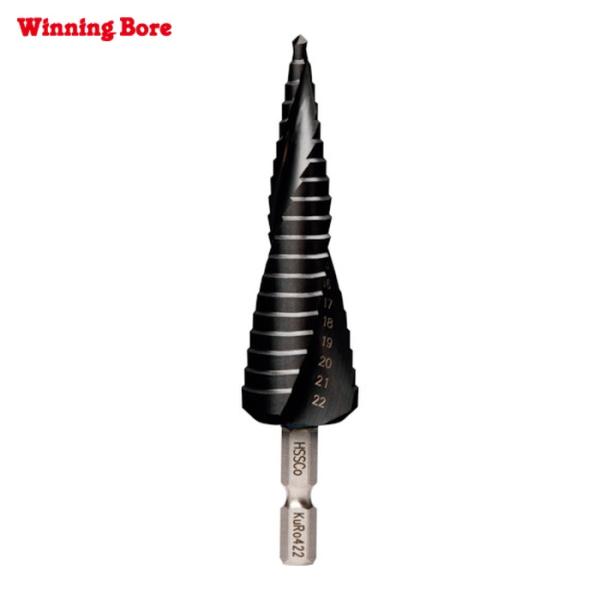 特長●スパイラル溝で切れ味アップしました。●独自の切り刃構成で抜群の能力を発揮します。●1本で径の違う穴あけができます。●ぶれが無く、正確に穴あけできます。●バリ取り、穴のくり広げ、面取りなど多用途に使用できます。●センターポンチ作業は不要...