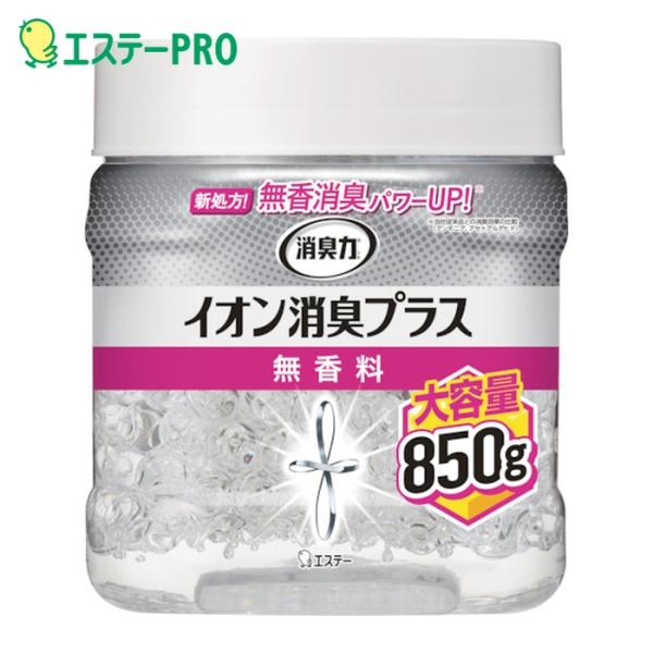 エステー 消臭剤|特長:トリプルイオン効果による化学的消臭で、嫌なニオイをしっかり消臭します。 クリアなビーズを採用した香りでごまかさない無香タイプです。