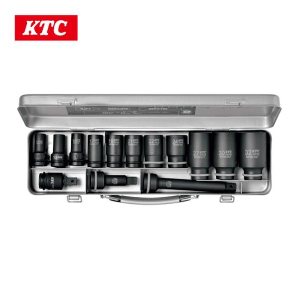 KTC インパクト用ソケットビット|特長:ピン抜け防止機構AMBAC(アンバック)システム(PAT。 )で作業中のピンの飛び出しを回避します。 ピン・リングはサイズでわかりやすく色分けされています。