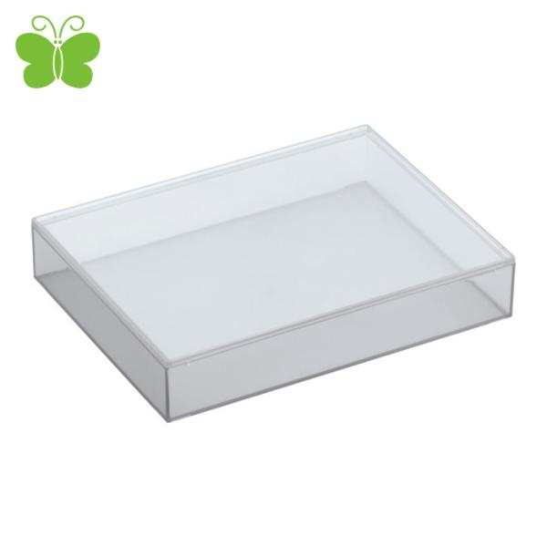 蝶プラ 導電性コンテナ|特長:透明プラスチックケースとしては、もっともすぐれた帯電防止性です。 帯電防止効果は、練り込みの為、半永久的です。 表面固有抵抗値4X10[[UE11]]Ω。