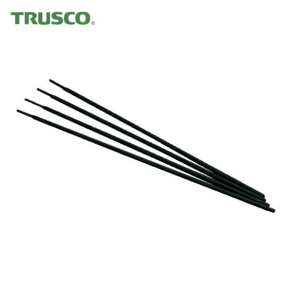 TRUSCO 溶接棒|特長:純ニッケル心線を使用し、溶接部の硬さが低く、機械加工が容易で溶接ひずみや応力の発生が少なく割れが発生しにくい溶接棒です。 アークは安定しており、スラグのはく離が良好です。