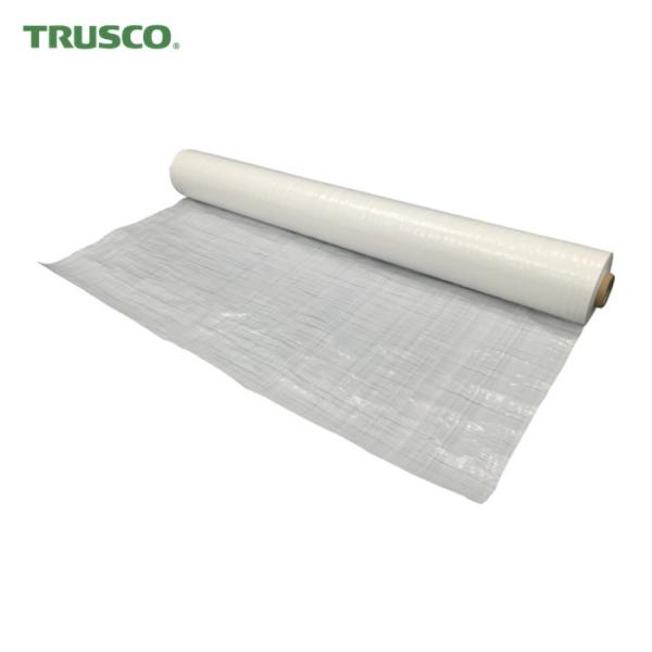 TRUSCO カラーシート|特長:短期間使用の使い捨てタイプです。 ハトメなしのロールタイプ仕様の為、必要な現場の状況に合わせてカットすることで、経済的な使用が可能です。