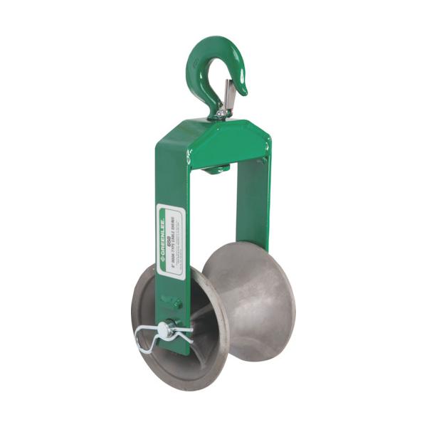 GREENLEE ケーブル滑車|特長:自己潤滑ベアリングを搭載したアルミ製ローラーを採用しており耐久性に優れています。 フレームは溶接により接合され、頑丈にできています。