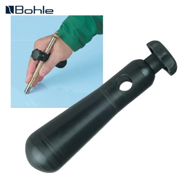 Bohle ガラスカッター|特長:ガラスカッターに後付けするハンドルです。 取り付けることで力を入れやすく正確な作業が可能で疲れにくいです。