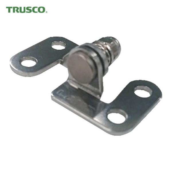 TRUSCO 蝶番(トルクヒンジ)|特長:摩擦を起こすことでヒンジの開閉に抵抗が生まれ、取り付けたフタなどを好きな角度で止めることができます。 横開きの扉にも使用可能です。