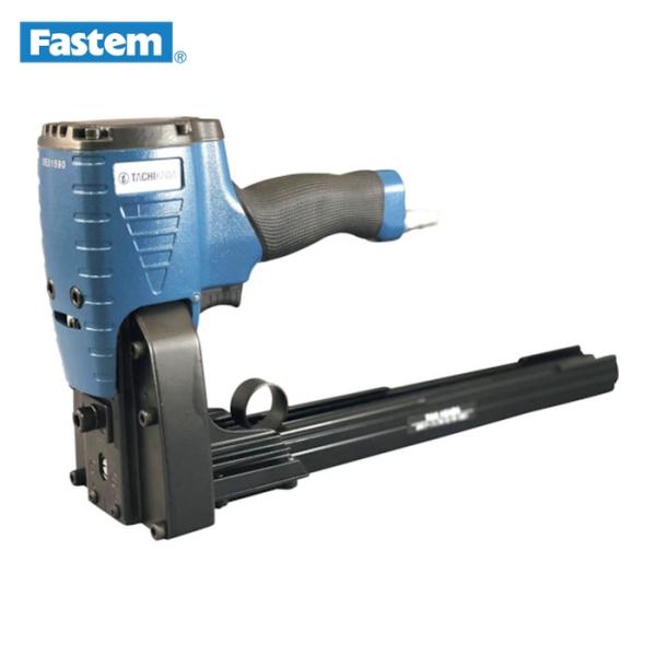 タチカワ 封緘機|特長:高性能でスピーディな作業性を実現します。 エアー式なのでトリガーを引くだけで瞬時に封函できます。 固いダンボールや大量の封函作業に有効です。