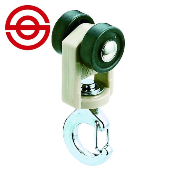 岡田 カーテンレール用オプション|特長:コロに特殊樹脂を採用、走行性・耐摩耗性に優れています。 走行音も静かです。 ランナーにカーテンを吊り下げてレールを走行します。