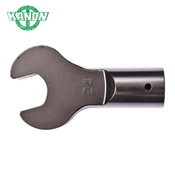 カノン トルクレンチ用交換ヘッド|特長:ヘッド交換式トルクレンチ用スパナヘッドです。