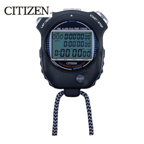 シチズン ストップウォッチ|特長:スプリットタイム計時できます(99ラップメモリー付)。 時刻表示できます(12/24時間切り替え式)。 ペースカウント機能付です。