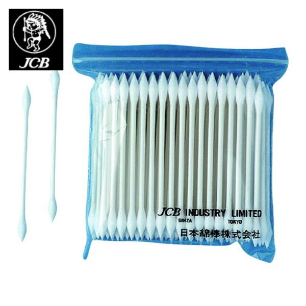 JCB 工業用綿棒|特長:鋭く尖った綿球で、細軸綿棒では清掃しにくかった細かい部分に利用できます。