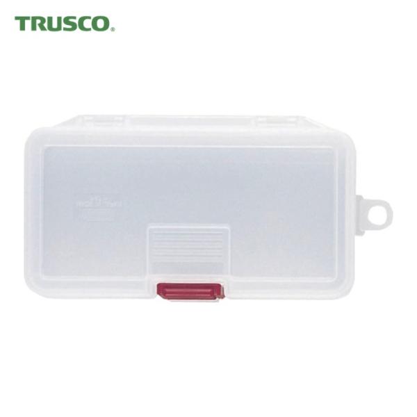 TRUSCO パーツケース(樹脂製)|特長:仕切板なし(フリータイプ)です。 フタ・底・止具ははめ込み式で耐久性に優れています。