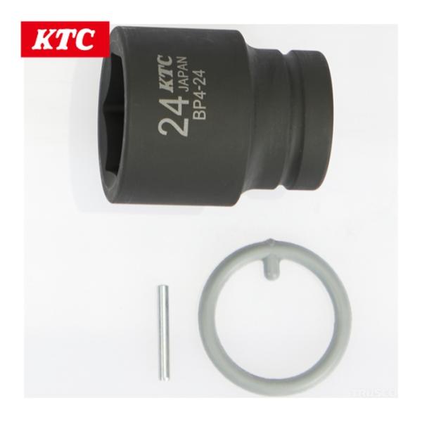 KTC インパクト用ソケット|特長:AMBACシステム採用で、使用時のピン飛び出しを防止します。 パワーフィット採用で、ボルト・ナットのなめりを防止します。 新型リングの採用により、ピン・リングの装着も簡単です。