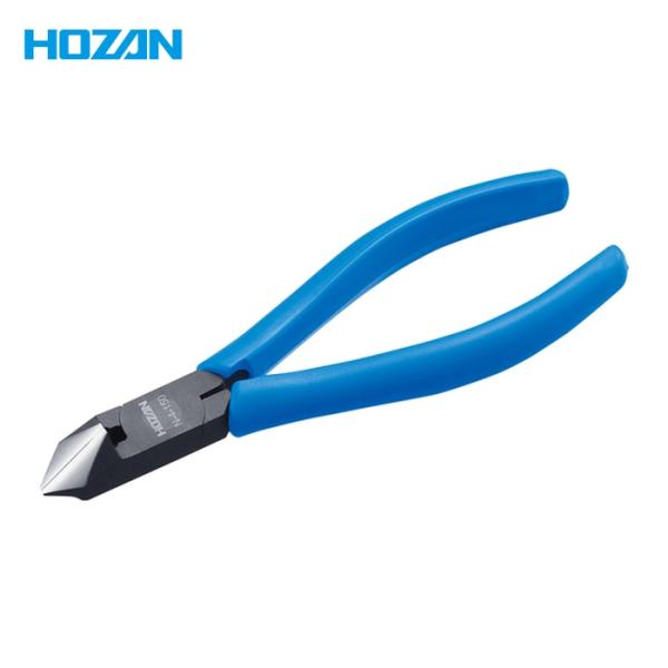 HOZAN 斜ニッパ|特長:銅線切断に適した鋭い切れ味、使いやすい斜刃です。